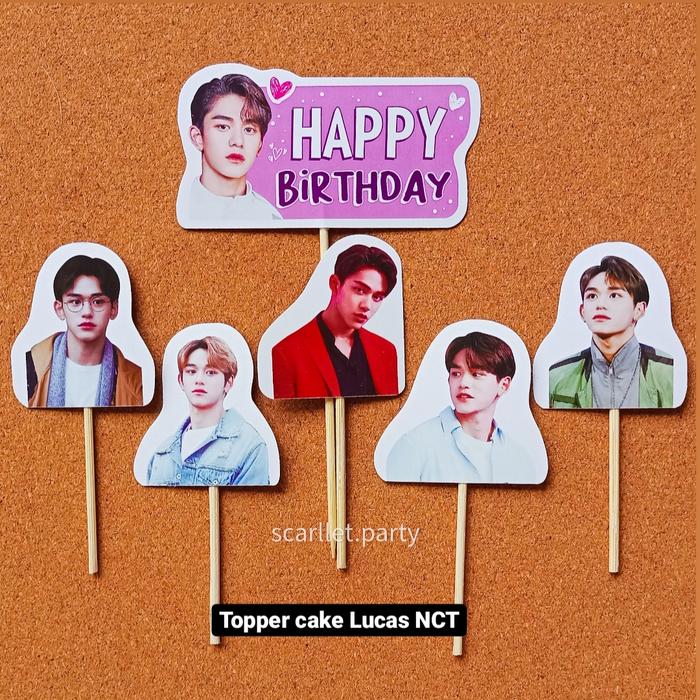 Jual TOPPER CAKE JENO NCT HAPPY BIRTHDAY NCT127 DEKORASI ULANG TAHUN ...