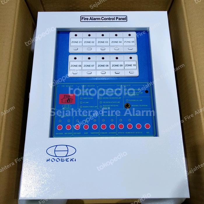 Jual CONTROL PANEL ALARM MCFA MERK HOOSEKI 10 ZONE - Jakarta Pusat - Sejahtera Fire Alarm ...