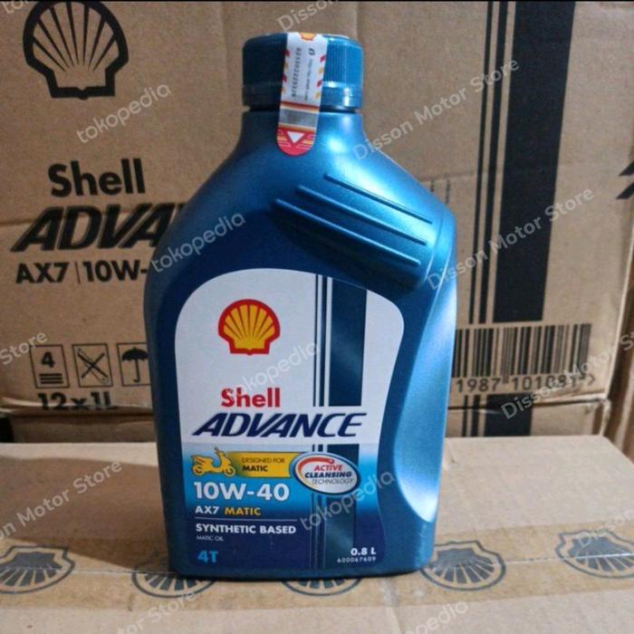 Jual SHELL AX7 10W40 0,8L MATIC Oli Shell Motor Matic - Kota Bandar ...