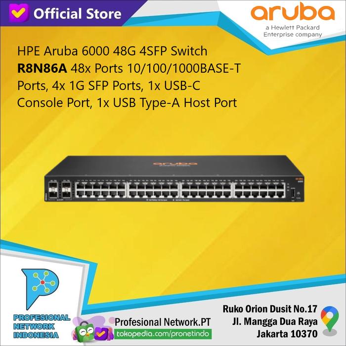 Promo HPE R8N86A Aruba 6000 48G 4SFP Switch Cicil 0% 3x - Jakarta Pusat ...
