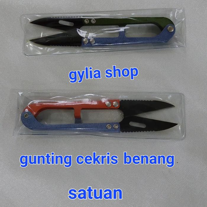 Jual Gunting Cekris Hitam Gerigi/ Gunting Benang/ Cekris FS - Jakarta ...