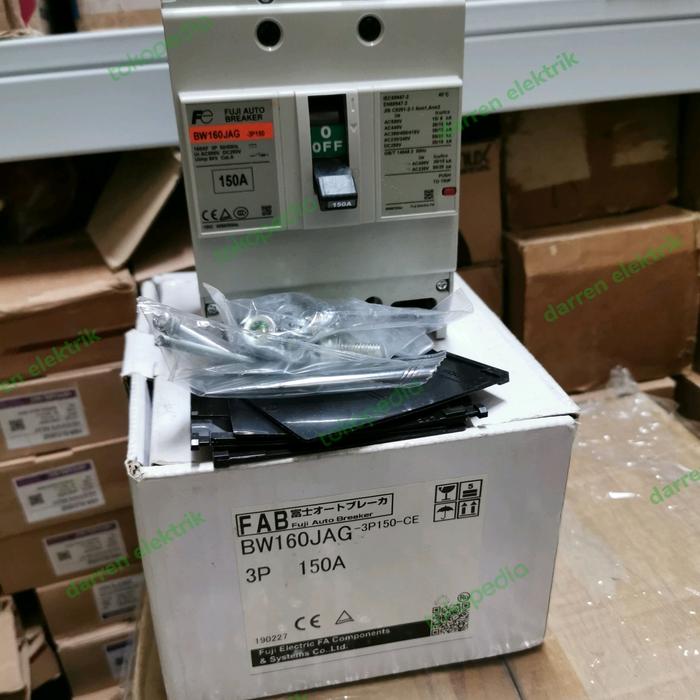 Jual fuji mccb/breaker BW 160 JAG 3p 150amper - Jakarta Barat - darren ...