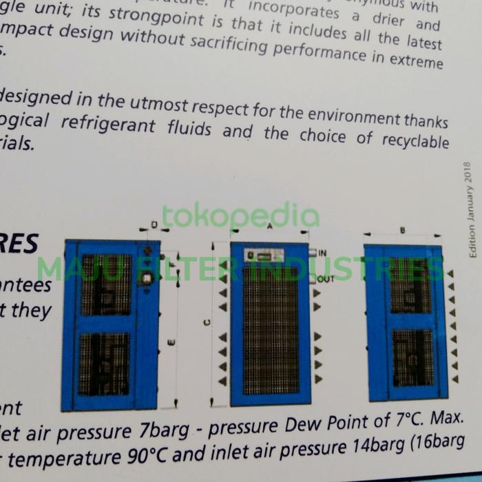 Jual Friulair Dryer . model AMH 5 - Kota Bekasi - MAJU FILTER INDUSTRIES | Tokopedia