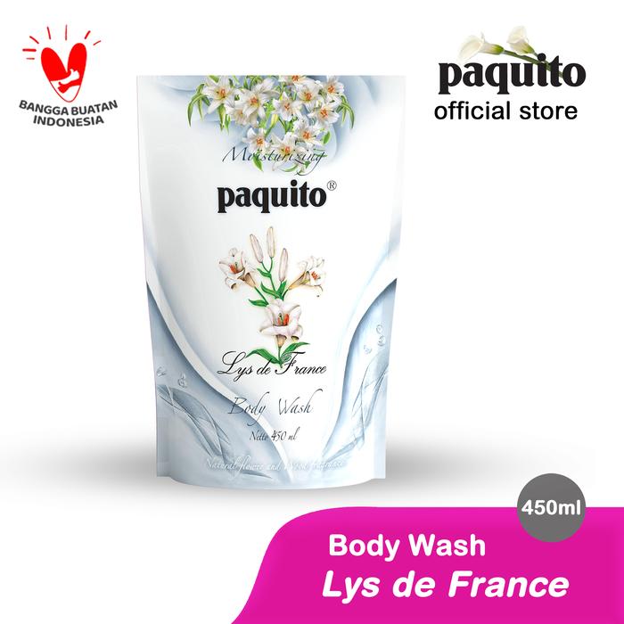 Promo SABUN CAIR BODY WASH PAQUITO LYS DE FRANCE REFILL 450 ML - Kota ...