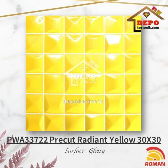 Jual Roman PWA33722 Precut Radiant Yellow 30x30 Kw1 Keramik Dinding ...