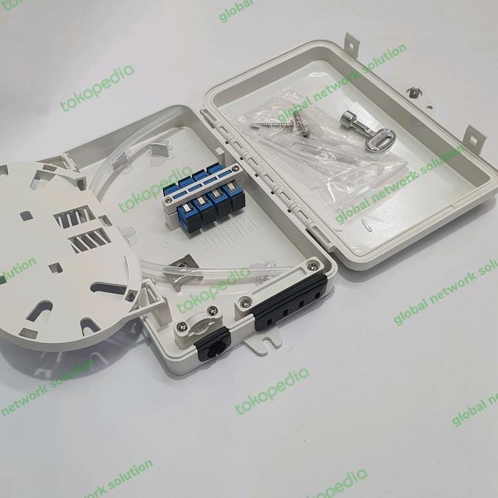 Jual odp 4 core sc / otb 4core sc / roset outdoor 4 core lengkap ...
