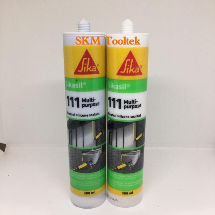 Jual Sikasil 111 Multi-Purpose Neutral Silicone Sealant ( White/Black ...