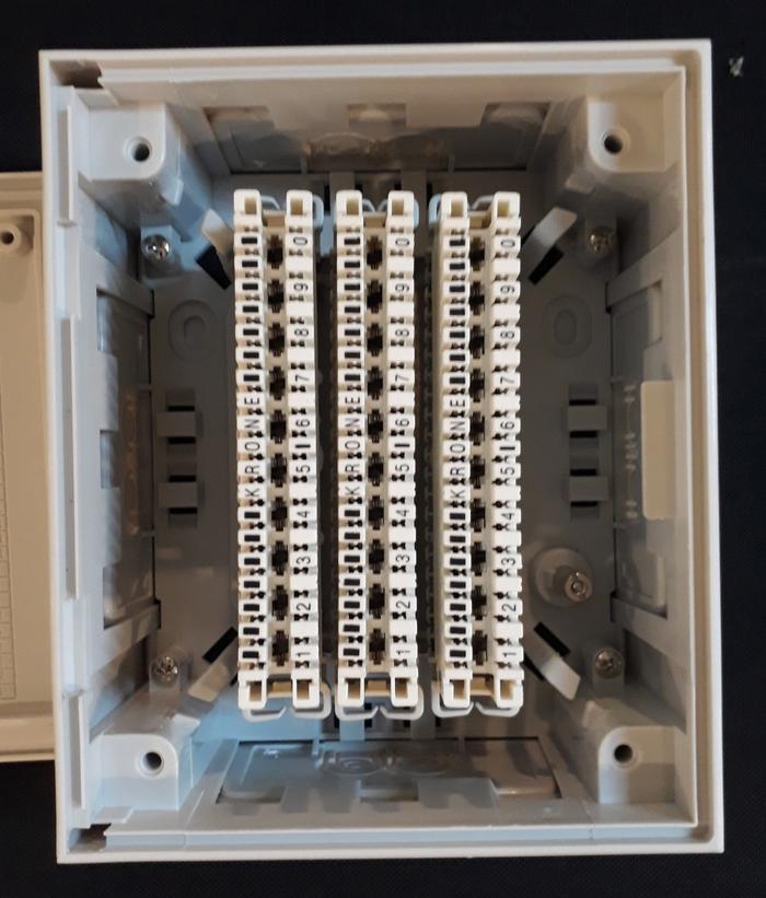 Jual Terminal Box Telepon 10,20,30 Pair Fiber Lengkap - 30 Pair ...