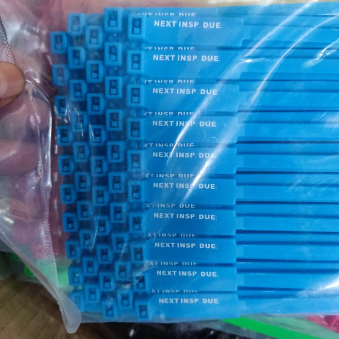 Jual Lifting Equipment Inspection Tags - Colour Code - Biru - Jakarta ...