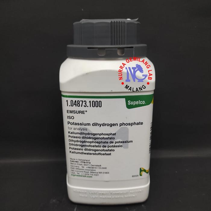 Jual potassium dihydrogen phosphate (KH2PO4) MERCK ecer/gram minimal 5 ...