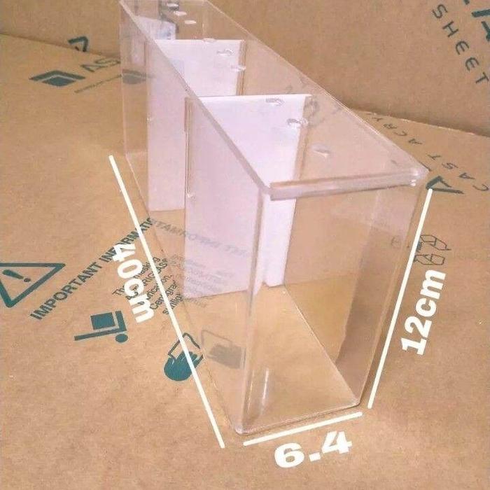 Jual SOLITER / SOLITER AKRILIK CUPANG CUSTOM / 4 KAMAR 40 x 6.4 x 12 ...