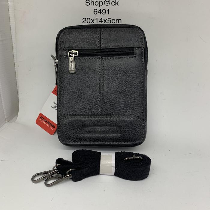 Jual Tas selempang tas pinggang kulit asli pria 6490 - 6491 - Jakarta ...