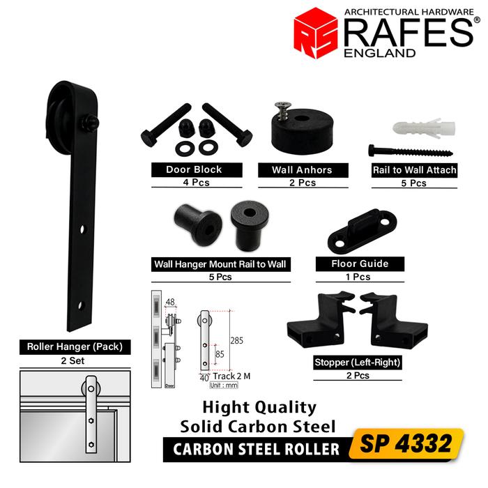 Jual REL SLIDING HITAM RAFES - Jakarta Barat - RAFES Hardware | Tokopedia