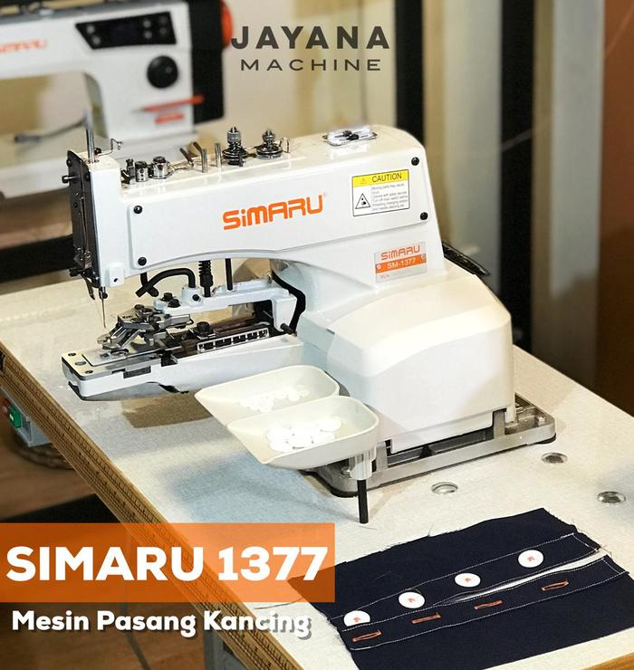 Jual SIMARU SM-1377 Mesin Pasang Kancing - Kota Bandung - Jayana Sewing ...