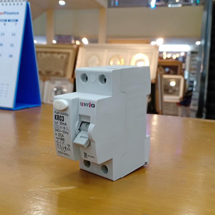 Jual ELCB atau Rccb 2P 25A 30mA ewig 2 phase 25 Ampere - Jakarta Pusat ...
