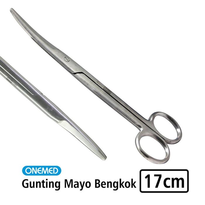 Jual ONEMED - Gunting Mayo Lurus / Bengkok | Gunting Operasi Bedah One ...