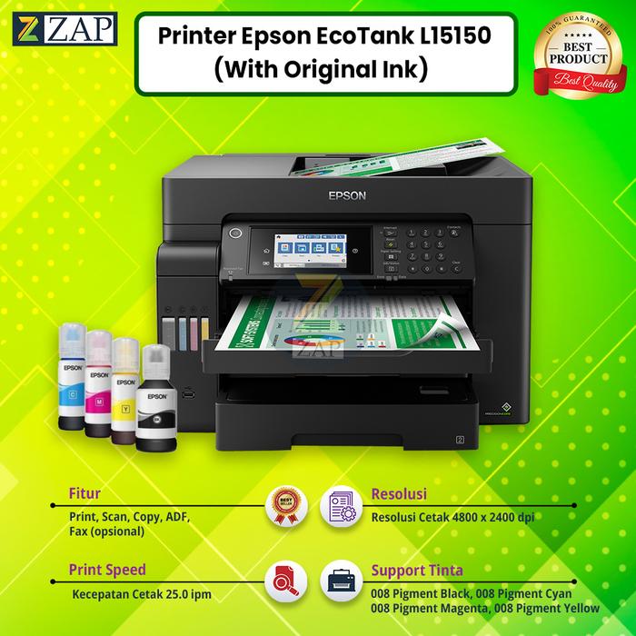 Jual Printer Epson L15150 L 15150 A3 Wi-Fi Duplex All-in-One Ink Tank ...