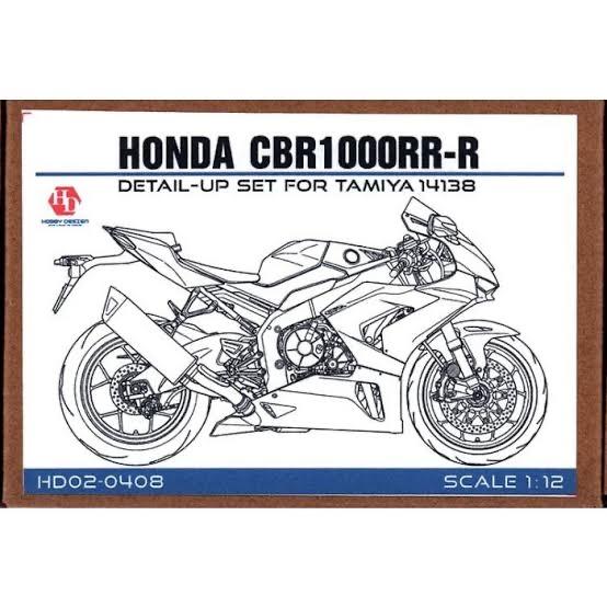 Jual Hobby Design Honda CBR1000RR-R for tamiya 14138 1/12 scale model ...