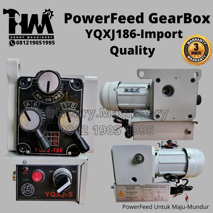 Jual Power Feed Gear Box Mesin Milling (YQXJ-5) / untuk Meja Maju ...