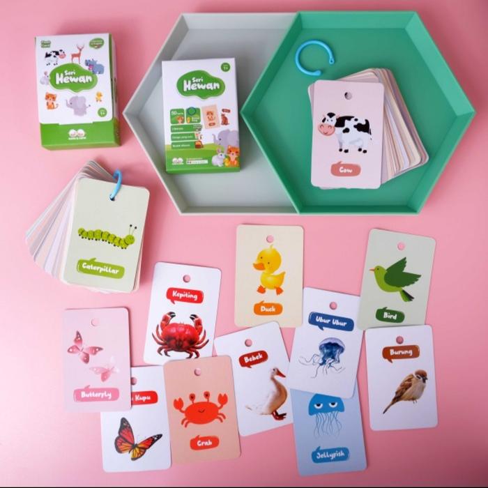 Jual Flash Card Hewan - Kota Surabaya - Pustaka Rajawali | Tokopedia