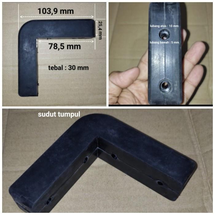 Jual Karet siku u bumper sudut trolley / barang, per 1 pcs - ujung ...