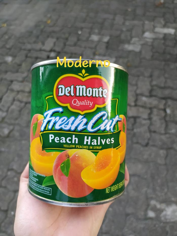 Jual DELMONTE PEACH HALVES 825GR - Jakarta Barat - moderno | Tokopedia