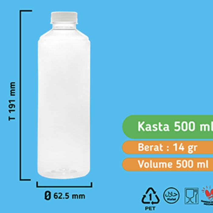 Jual Botol Diamond 500 ml botol plastik 500 ml hemat murah - Kasta 500 ...
