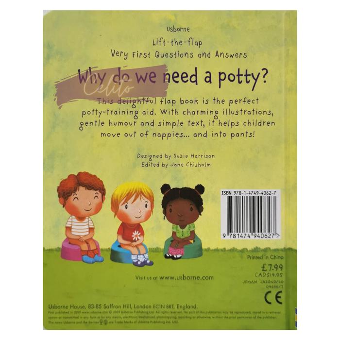 Jual Usborne Very First Questions - Why Do We Need A Potty ? Lift The ...