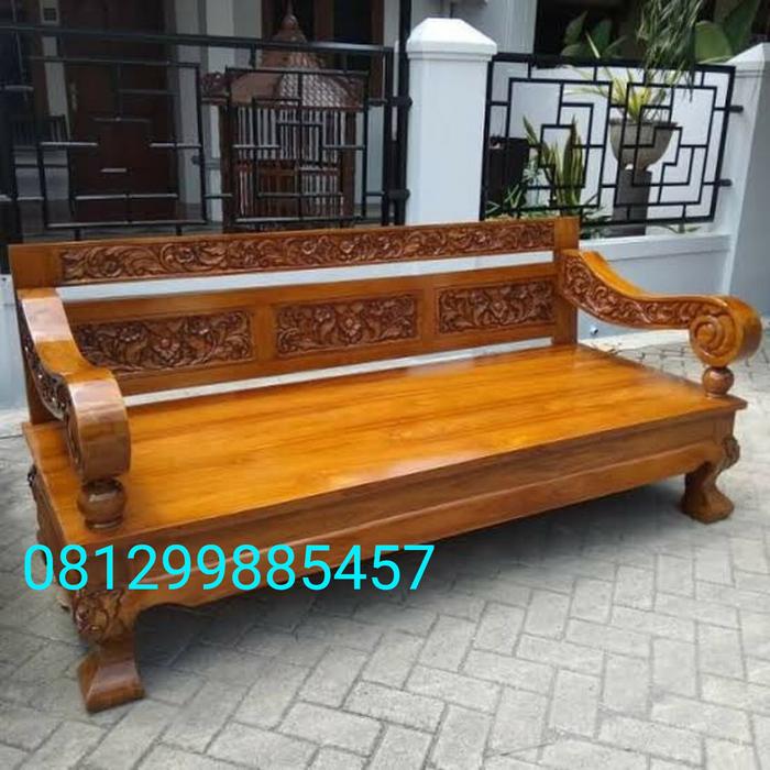 Jual Kursi Teras Jati Sofa Bale Bale Bangku Risban Jawa Antik Classic ...
