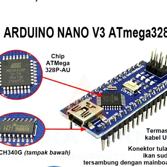 Jual MODUL ARDUINO NANO ATMEGA 328 ch 340 - Jakarta Barat - PCM ELEKTRONIK PUSAT | Tokopedia