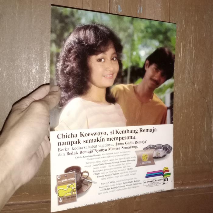 Jual Iklan Cetak Jadul Jamu Gadis Remaja model Chica Koeswoyo - Kota ...