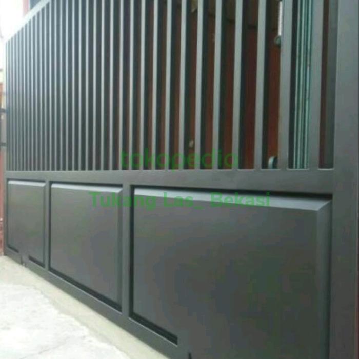 Jual pagar besi hollow galvanis minimalis - Kab. Bekasi - Tukang Las ...