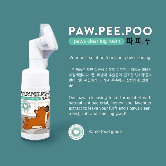 Jual Pembersih Kaki Anjing Kucing Paw Pee Poo Pet Cleaning Foam - Kab ...