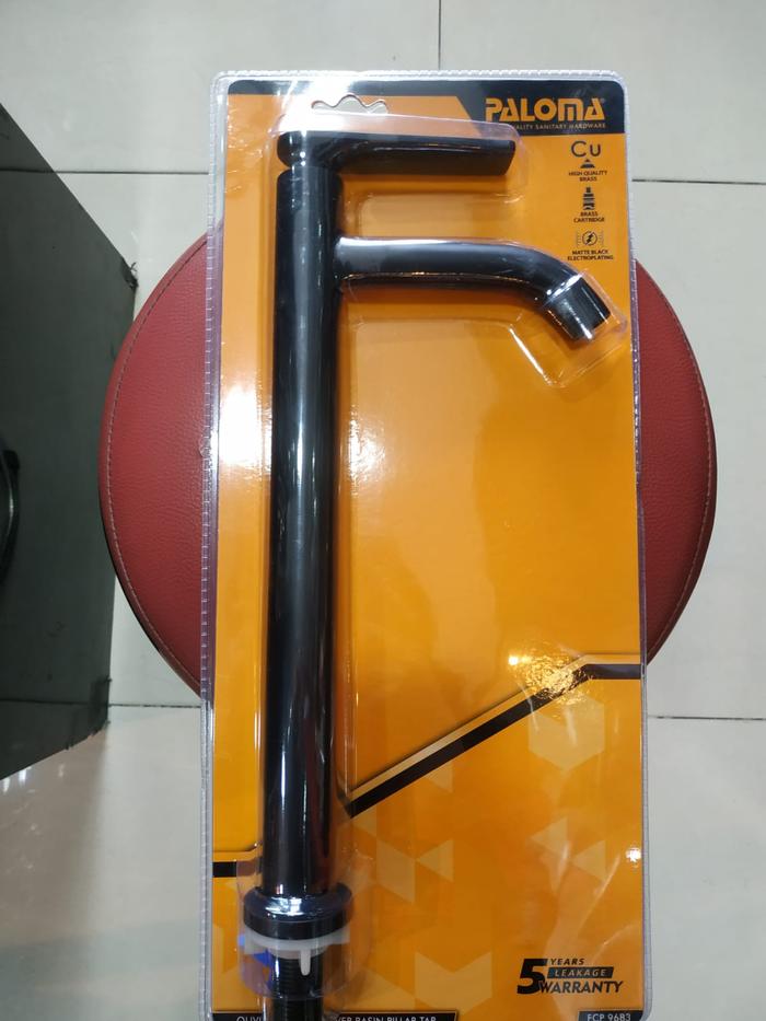 Jual PALOMA FCP 9683 KRAN AIR BLACK KERAN WASTAFEL CUCI TANGAN DINGIN ...