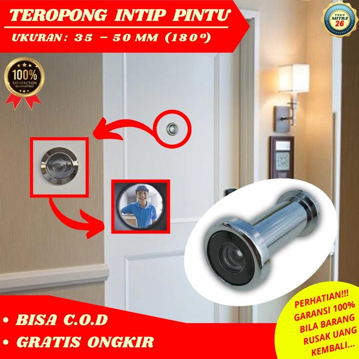Jual Door Viewer – Door View Pengintai Pintu Lubang Intip Teropong ...