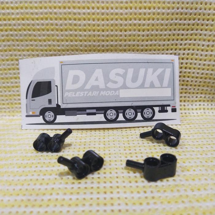 Jual Lego Part 29173 / 85940 Beam 2 With Angled Bar Black; P1538 - Kota ...