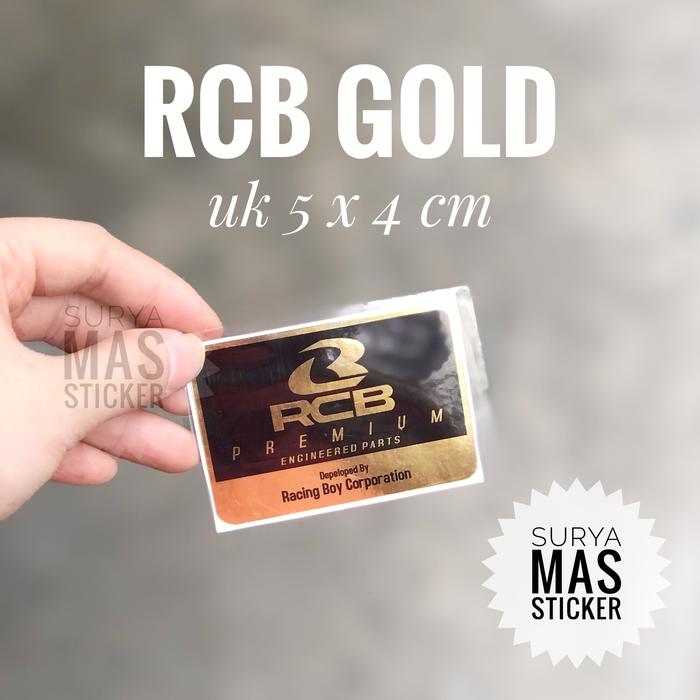 Jual stiker rcb racing boy shock premium gold - Kota Medan - surya mas ...