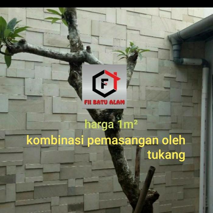 Jual batu alam paras jogja putih - 20x40cm - Kab. Bekasi - FII BATU ...
