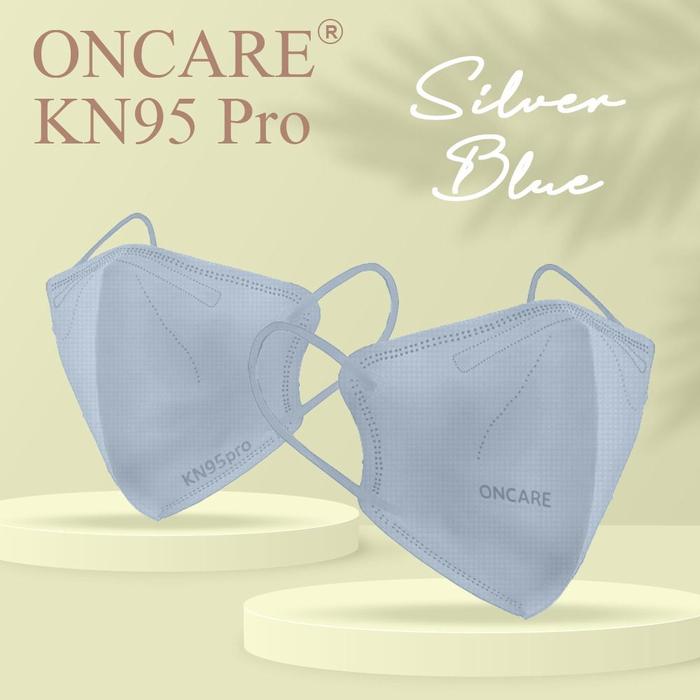 Jual Masker KN95 Oncare Pro Basic Color - PREMIUM SERIES - Silver Blue ...