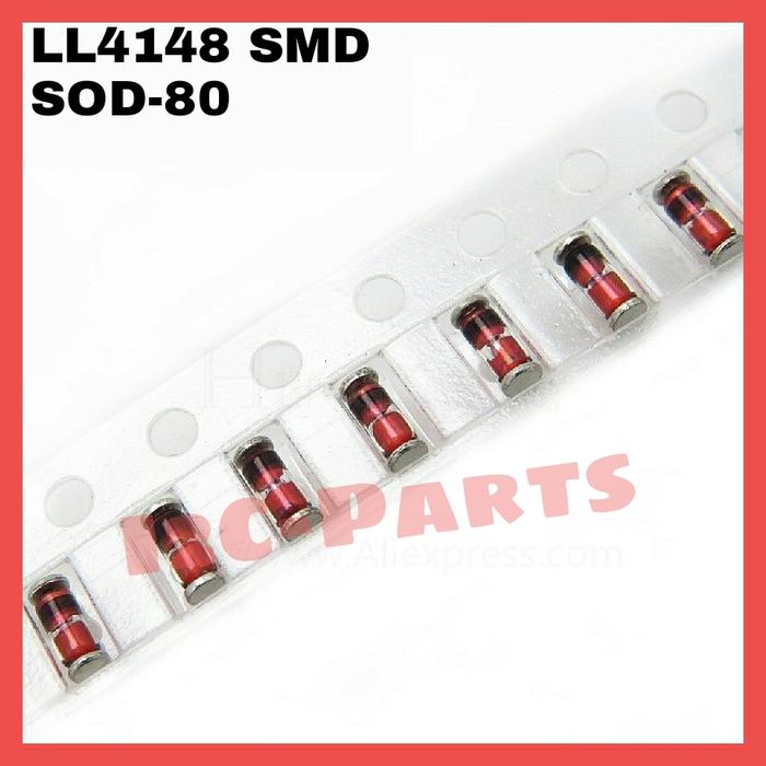 Jual LL4148 1N4148 SMD SOD-80 LL34 0.5A 100V Fast Switching Diode 1206 - Jakarta Timur - I2C ...