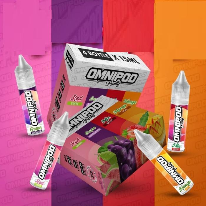 Jual Omnipod Fruity Pods Friendly Pack Edition 4x15ML - Liquid Omni Pod ...