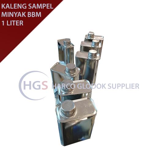 Jual Kaleng sampel bbm tebal / KALENG SAMPEL MINYAK BBM 1 LITER ( 1000 ...