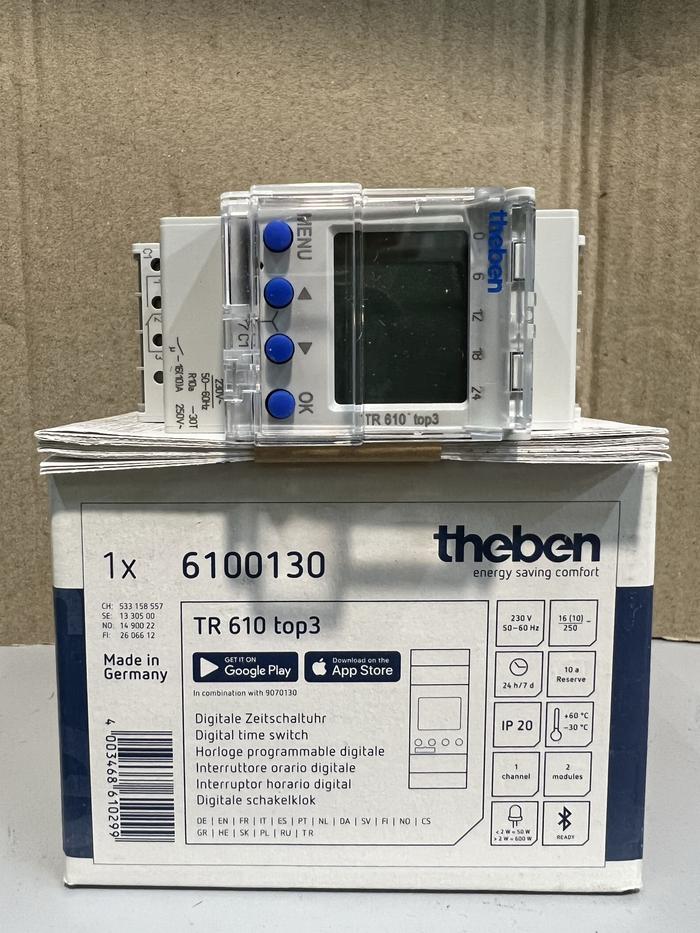 Jual Timer digital theben TR 610 Top 3 220Vac Original germany ...