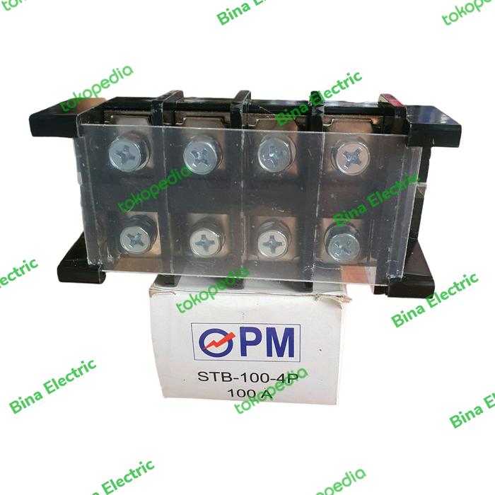 Jual Terminal Block PM STB-100-4P 4P 100A / Terminal 4 Pole 100 Ampere - Jakarta Pusat - Bina ...