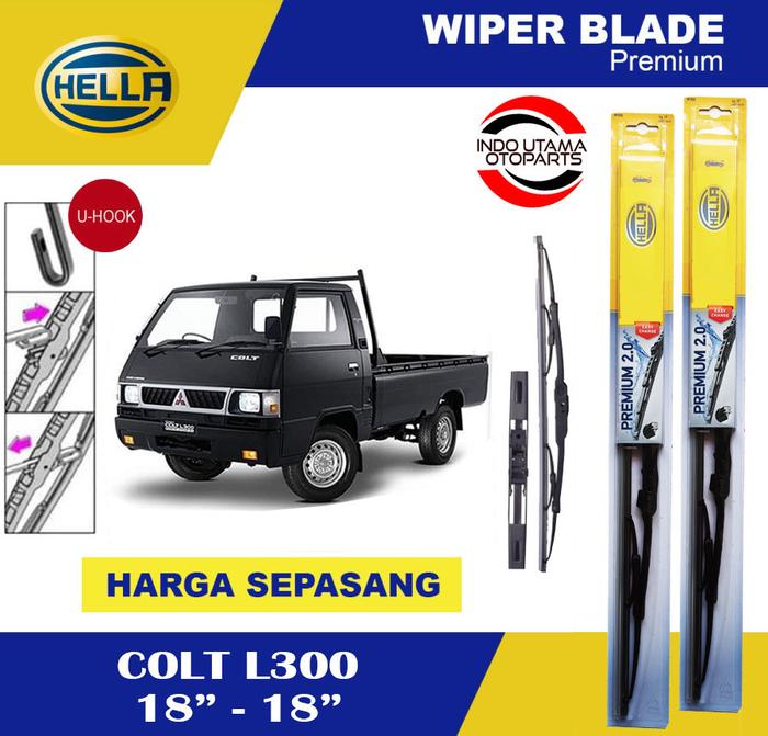 Promo Wiper Blade Mobil COLT L300 HELLA Premium 2.0 (18-18) - Jakarta ...