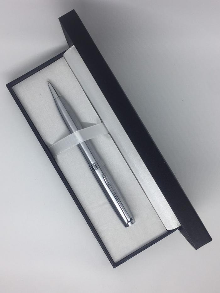 Jual pulpen promosi / pulpen esklusif / pulpen elegant f1 bp stainless ...