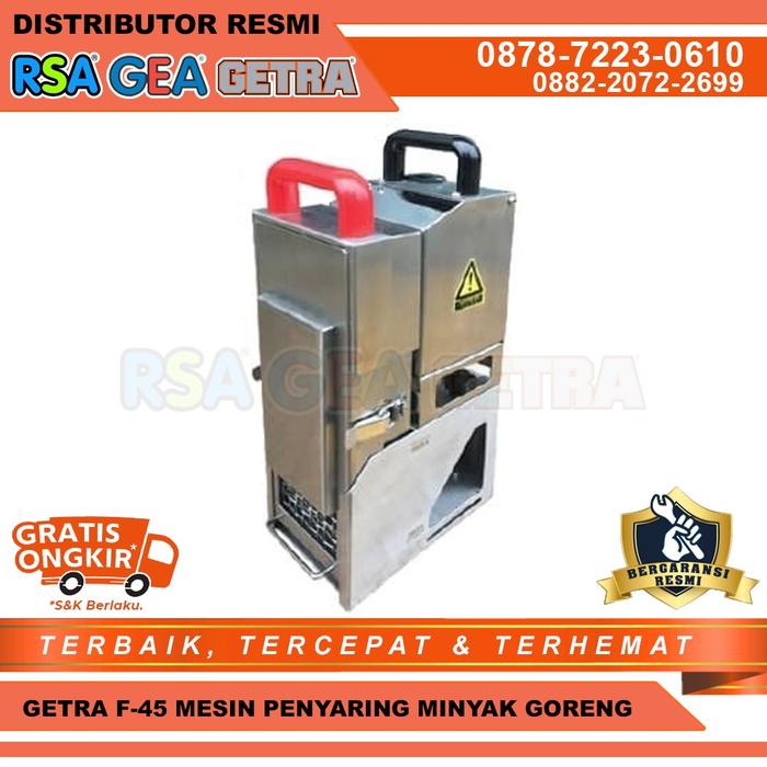 Jual GETRA F-45 MESIN PENYARING MINYAK GORENG 20 LITER ORIGINAL OIL ...
