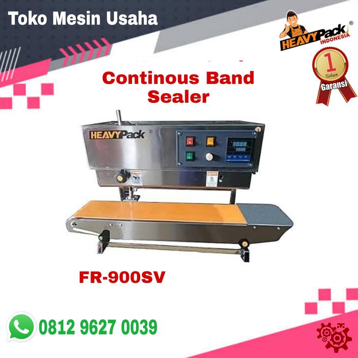 Jual MESIN CONTINOUS BAND SEALER SEGEL PLASTIK FR900SV HEAVYPACK ORIGINAL - Jakarta Barat - TOKO ...