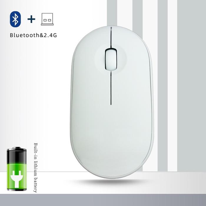 Promo GOOJODOQ Ultra Thin Bluetooth Mouse Wireless Gaming Silent For ...