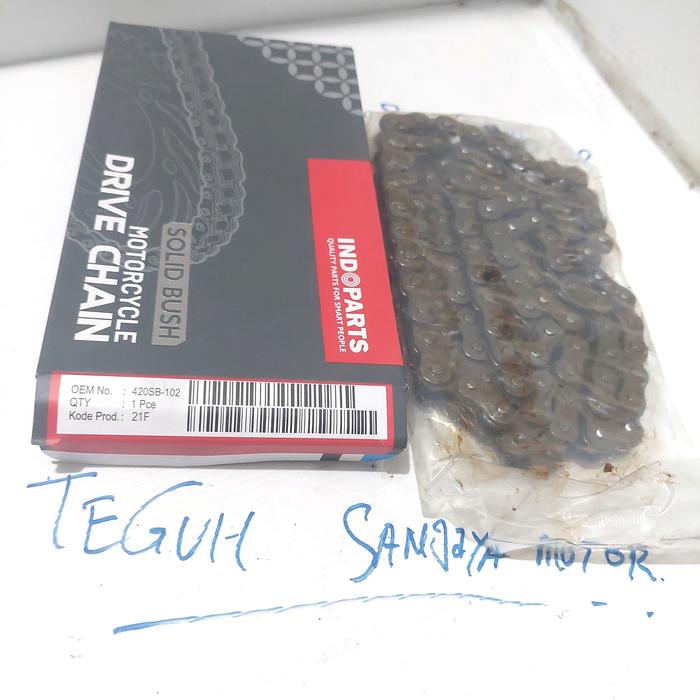 Jual Rante Rantai Roda Motor 420SB-102 420-102 (SOLID BUSH) asli ...
